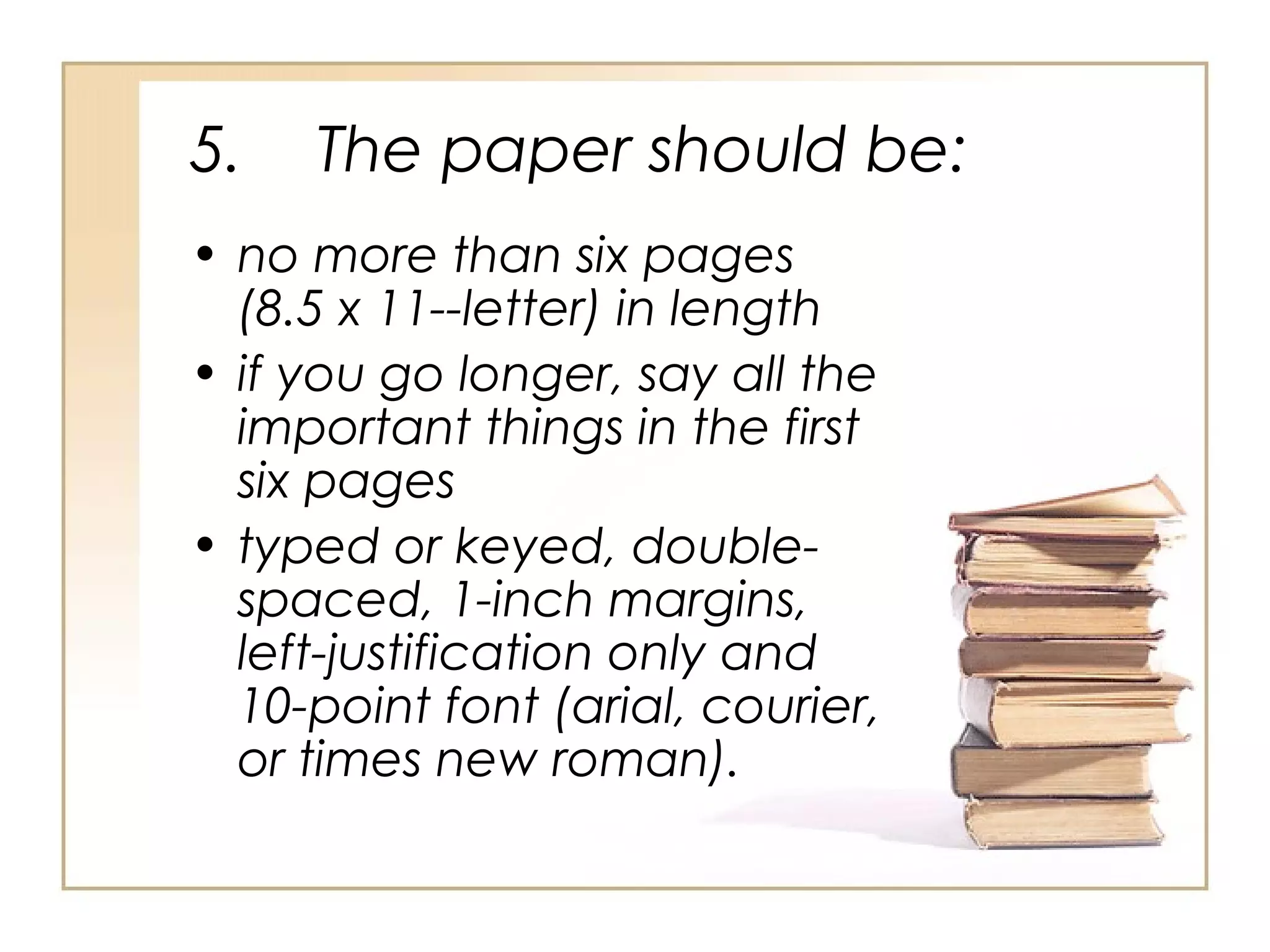 Philosophy term paper | PPT