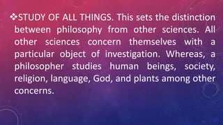 Philosphy of human person 2 | PPTX