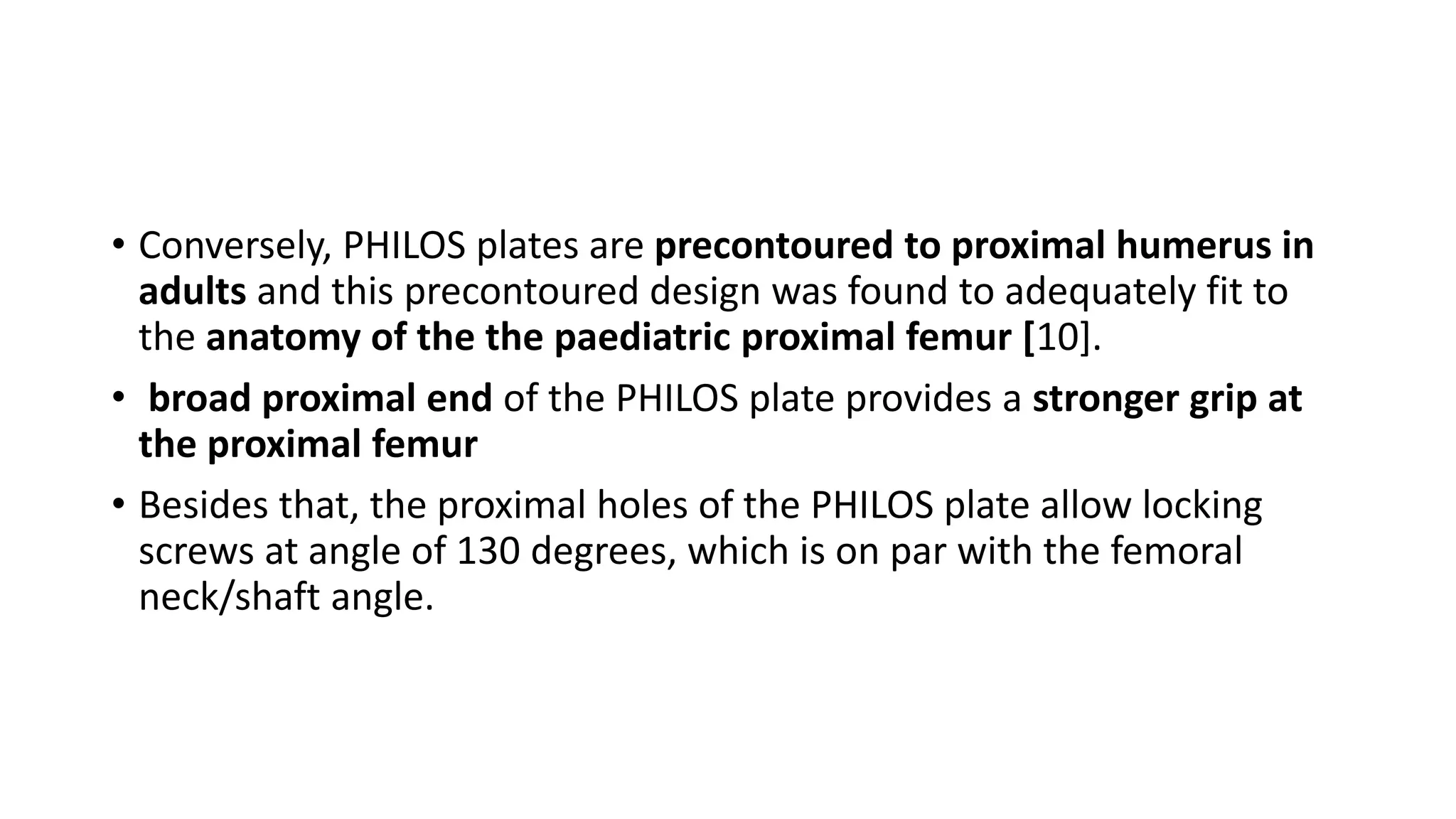 PHILOS PLATE CASE STUDY FOR SUBTROCHANTERIC FRACTURE | PPTX