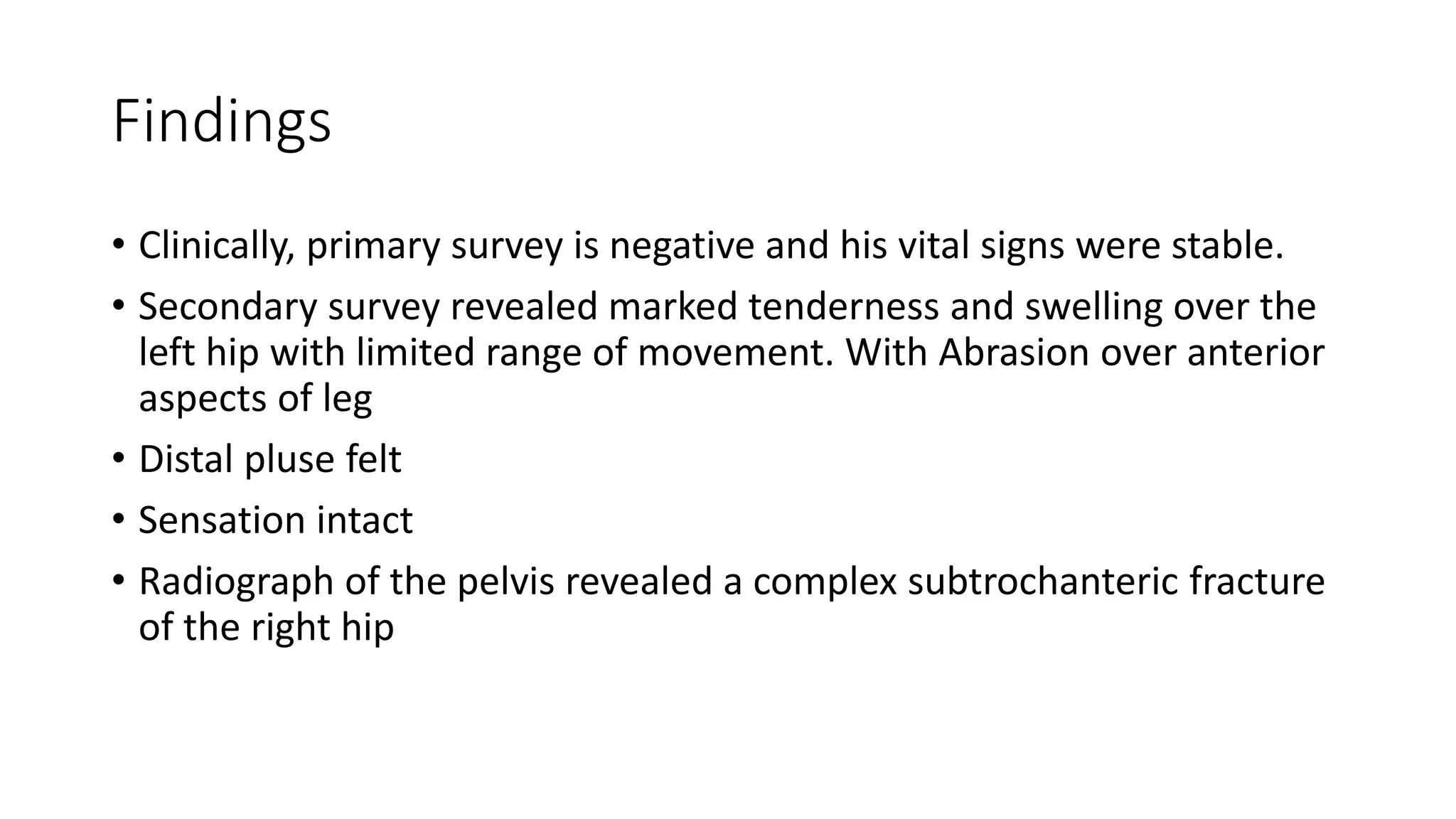 PHILOS PLATE CASE STUDY FOR SUBTROCHANTERIC FRACTURE | PPTX