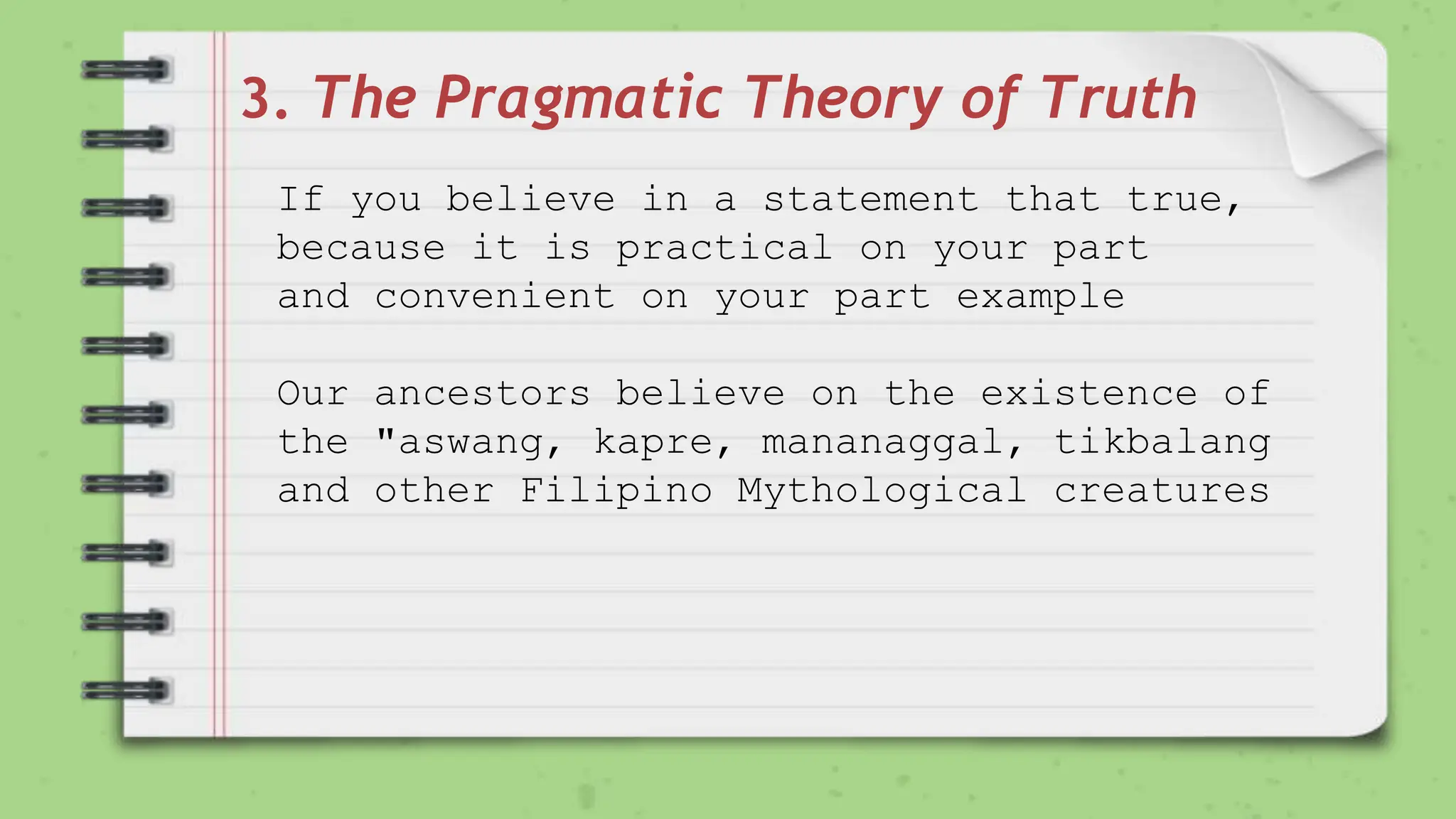 Topic: Truth Philosophy Grade 11 and Grade 12 | PPTX