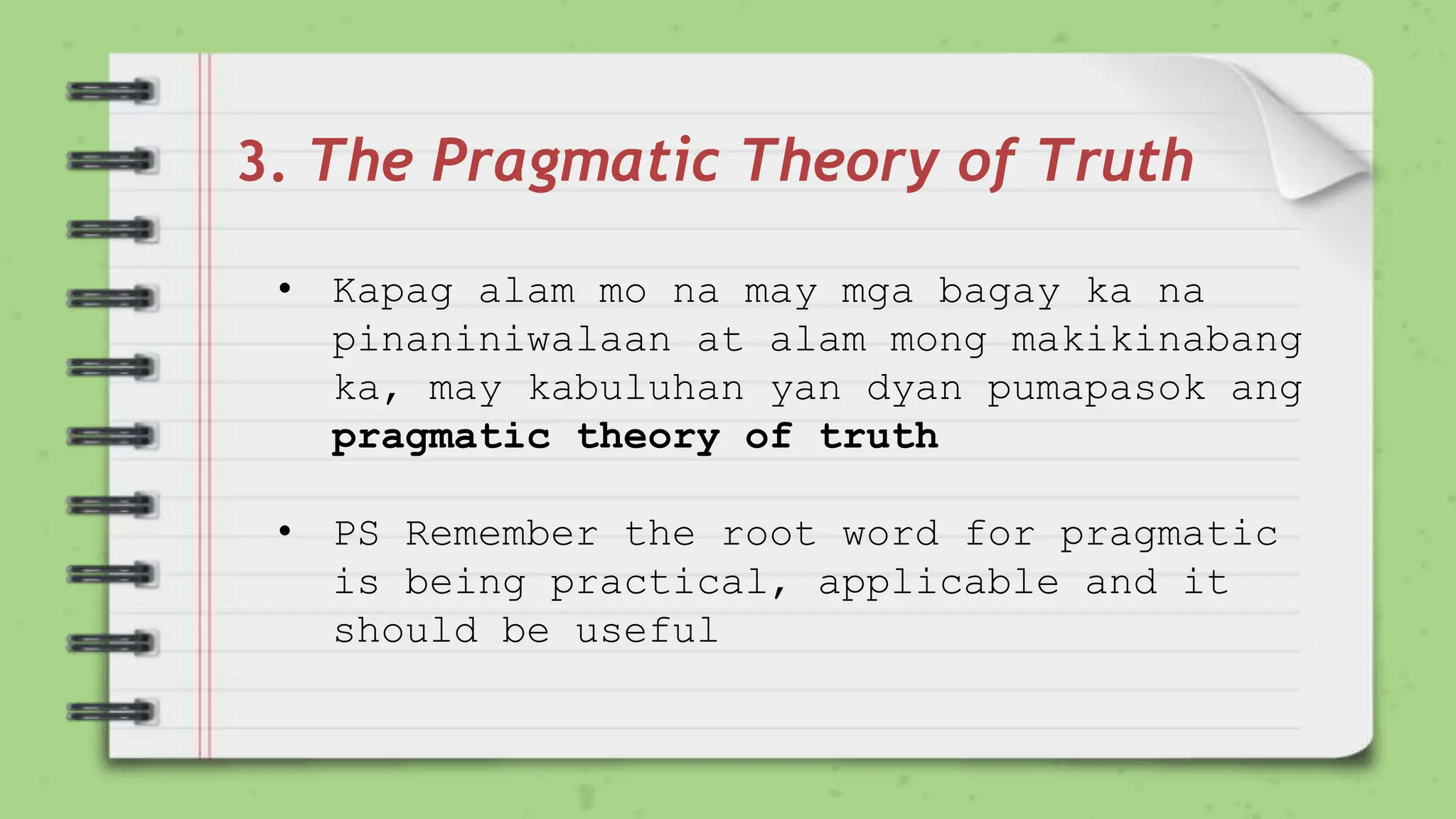 Topic: Truth Philosophy Grade 11 and Grade 12 | PPTX