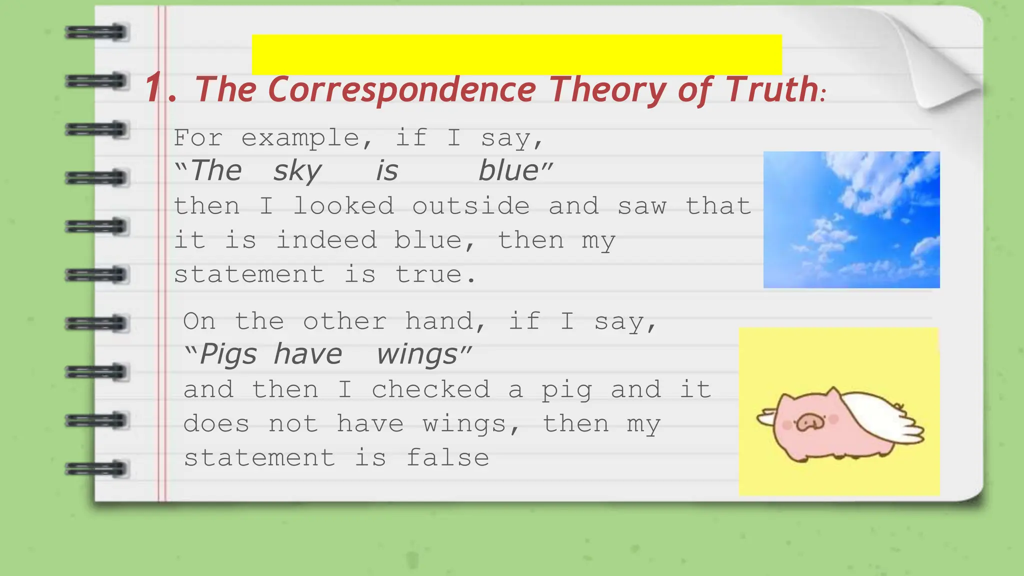 Topic: Truth Philosophy Grade 11 and Grade 12 | PPTX