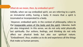 Introduction to the Philosophy of Human Person | PPTX