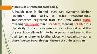 Introduction to the Philosophy of Human Person | PPTX