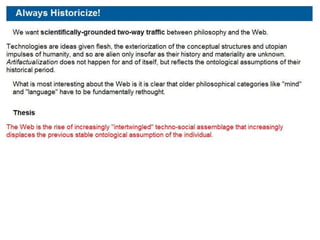 Harry Halpin: Artificial Intelligence versus Collective Intelligence | PPT