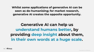 Using Generative AI to bring Qualitative Capabilities to Quantitative Surveys | PDF