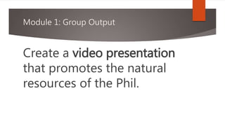 Phil vdeo proj. | PPTX