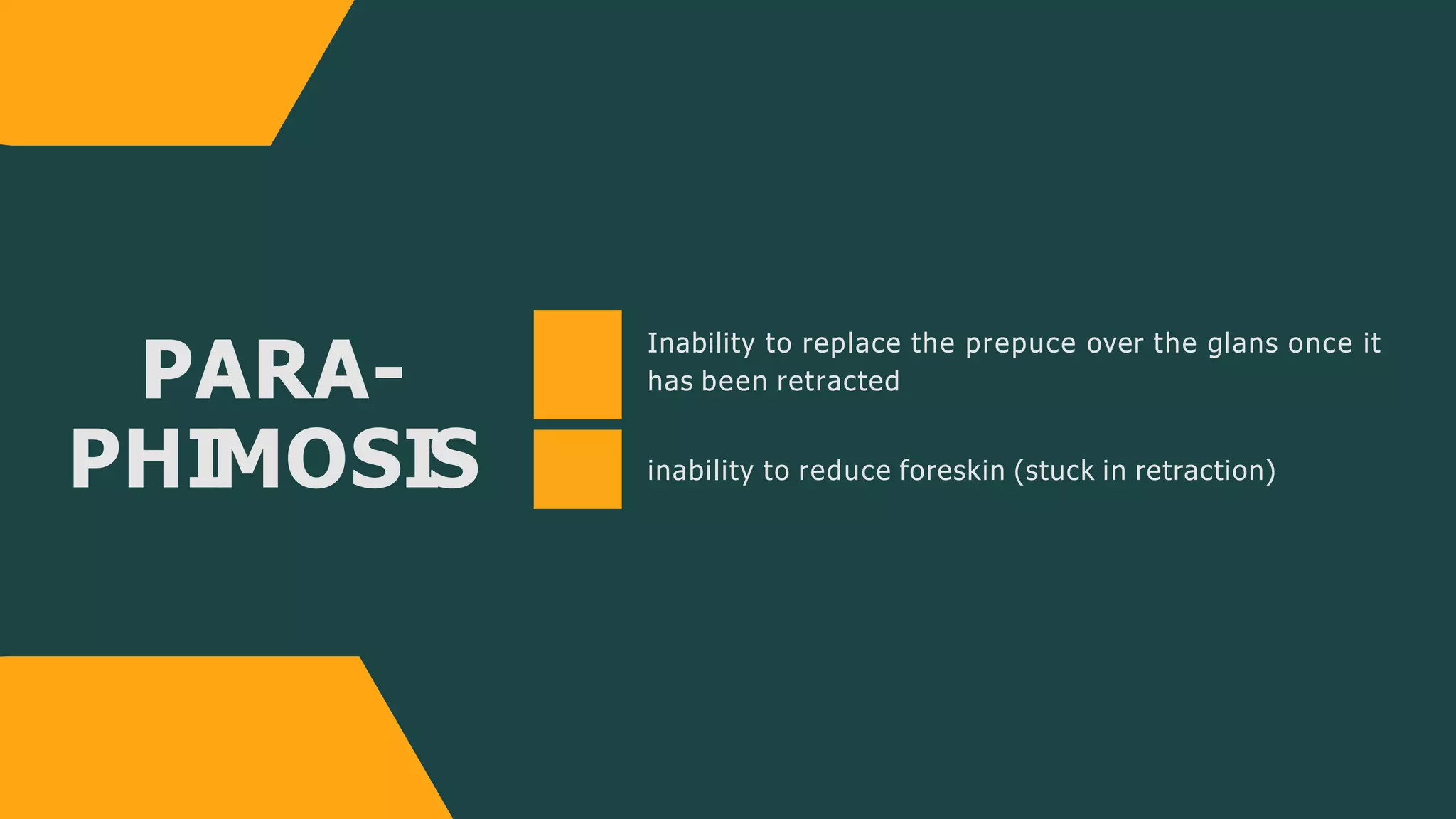 PHIMOSIS PARAPHIMOSIS | PPTX