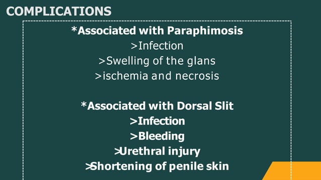 PHIMOSIS PARAPHIMOSIS | PPTX | Reproductive Health | Diseases and ...