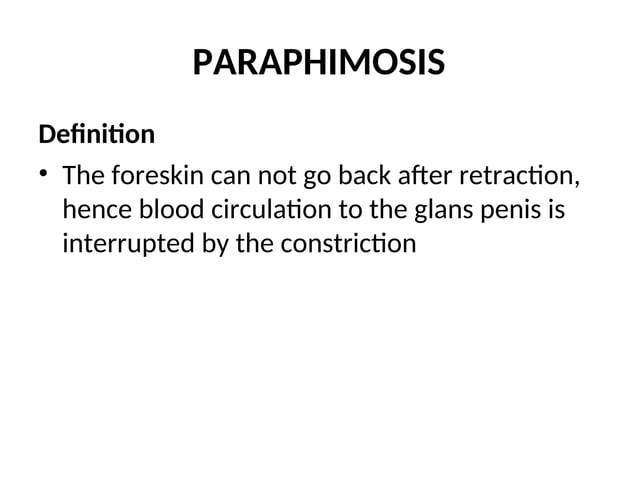 PHIMOSIS AND PARAPHIMOSIS vkc(DONE).ppt