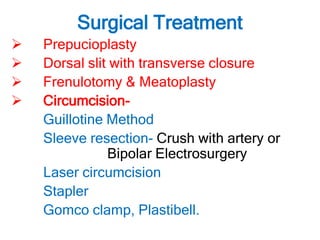 Phimosis, inguinal hernia & undescended testis.pptx
