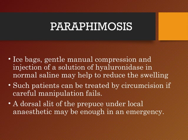 Phimosis & Paraphimosis | PPT | Surgery | Medical Health