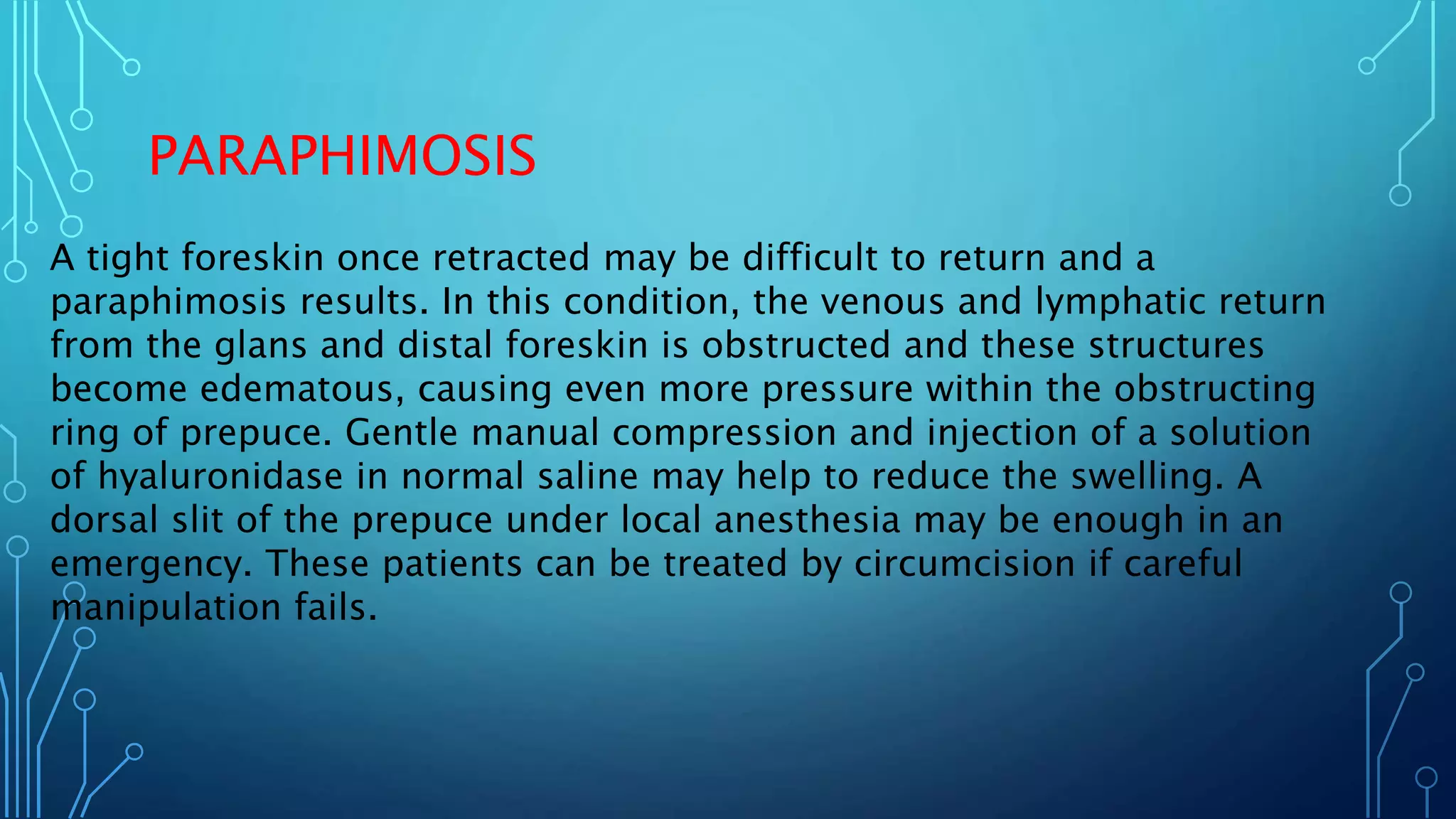 phimosis, paraphimosis & ca penis (CBME).pptx