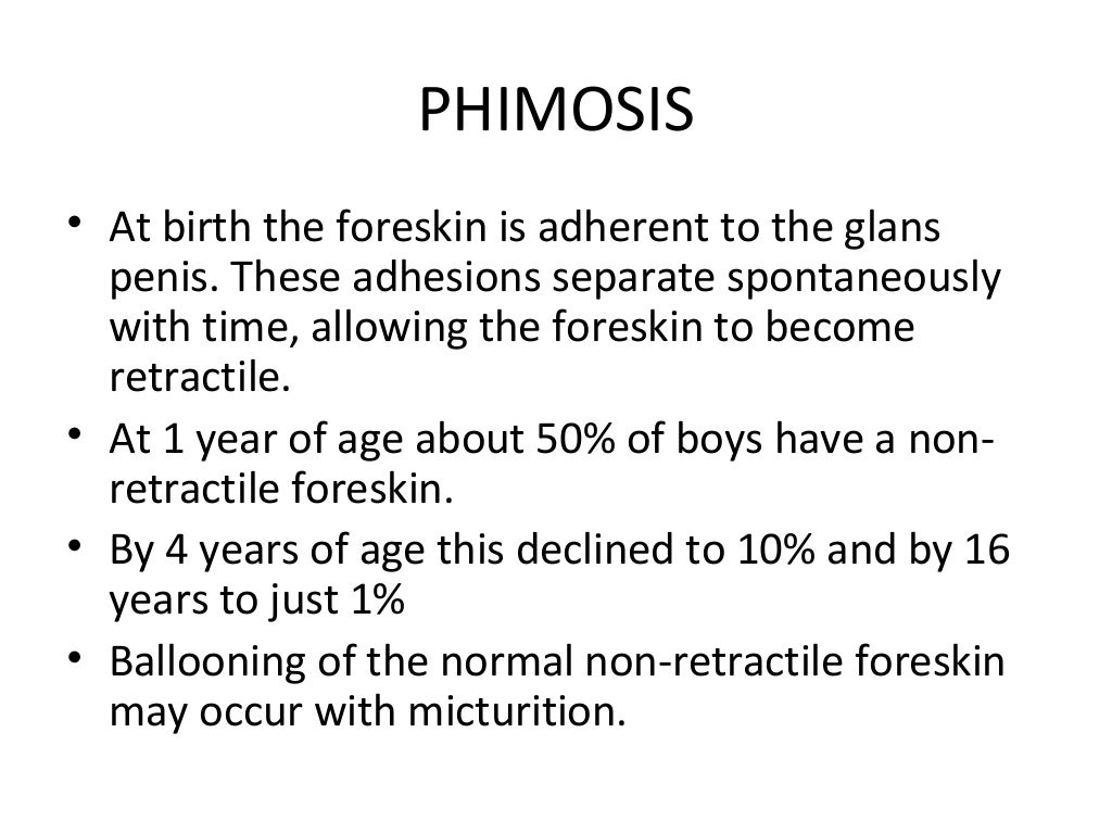 Phimosis, paraphimosis & circumcision