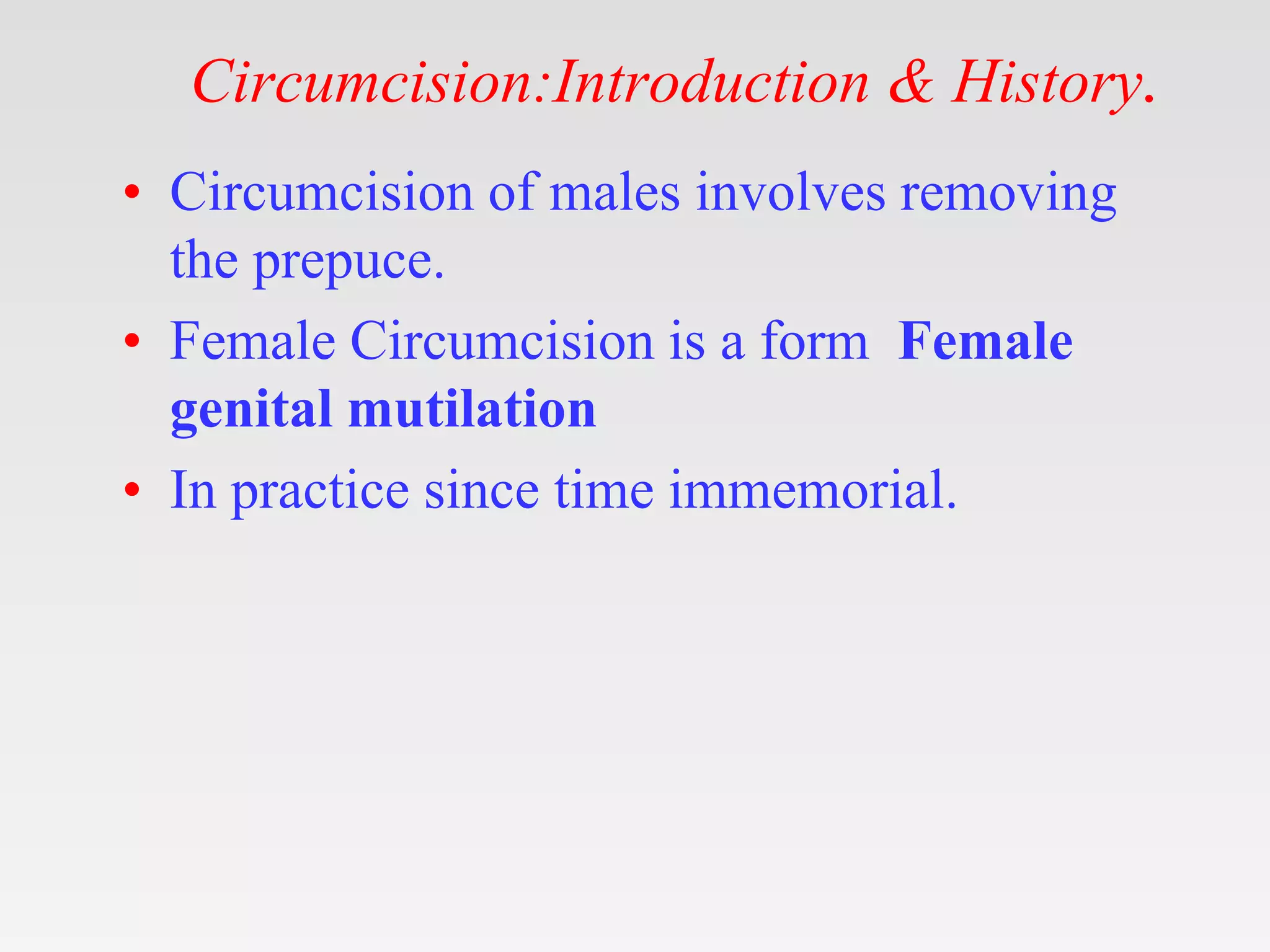 Phimosis ,paraphimosis ,circumcision.pptx