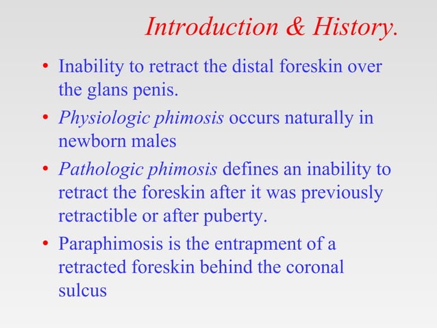 Phimosis ,paraphimosis ,circumcision.pptx