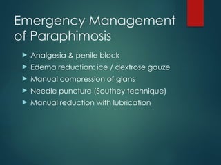 PhimosisParaphimosisTopicalPresentation.pptx