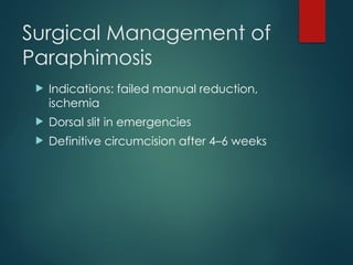 PhimosisParaphimosisTopicalPresentation.pptx