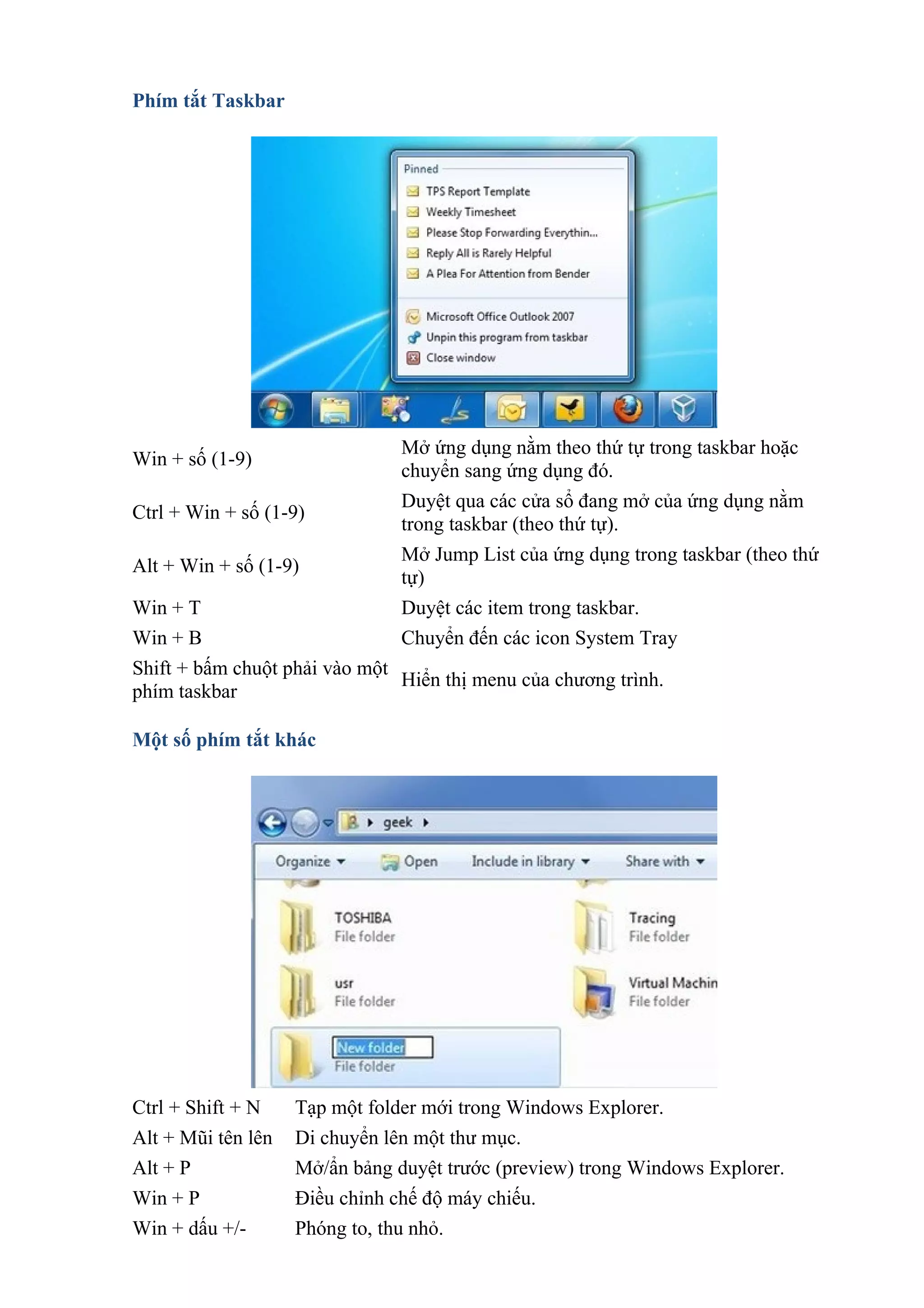 Phim tat windown 7 | PDF
