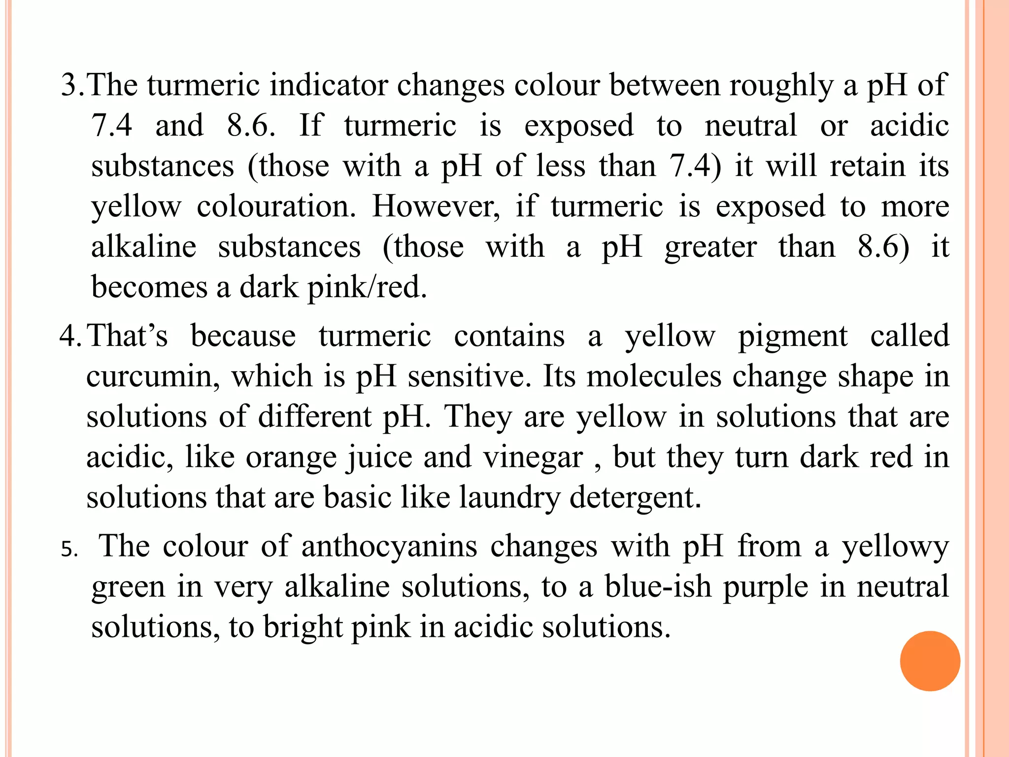 pH indicator experiment | PPTX