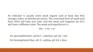 Ph indicator-----(Pharmaceutics) | PPTX