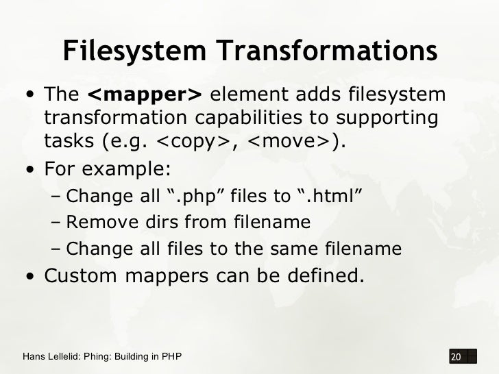 Phing Building With Php