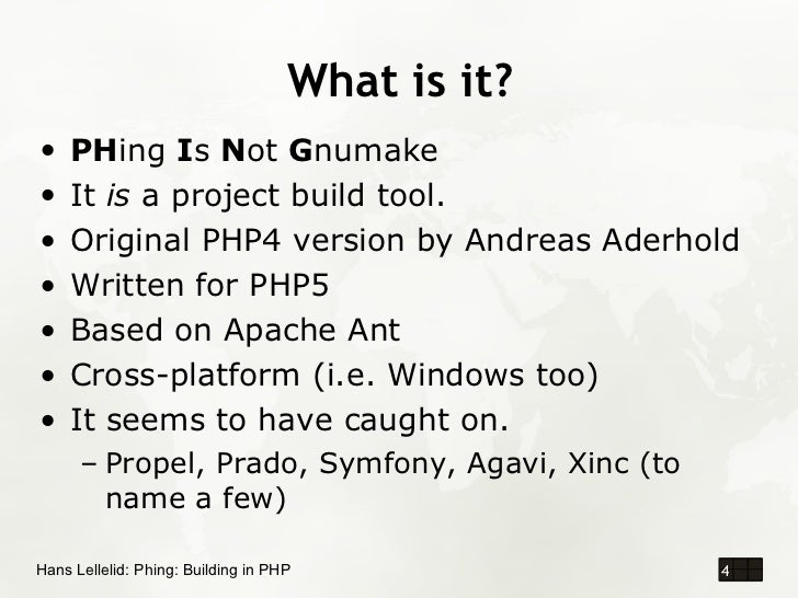 Phing Building With Php