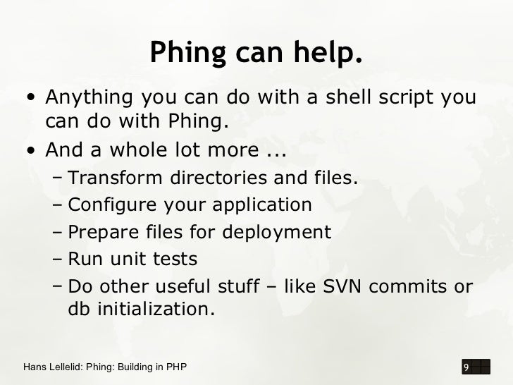 Phing Building With Php 