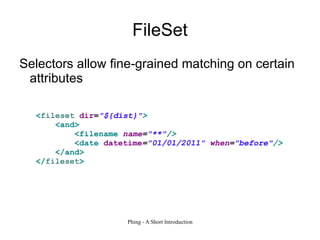 Phing - A PHP Build Tool (An Introduction) | ODP | Programming Languages | Computing