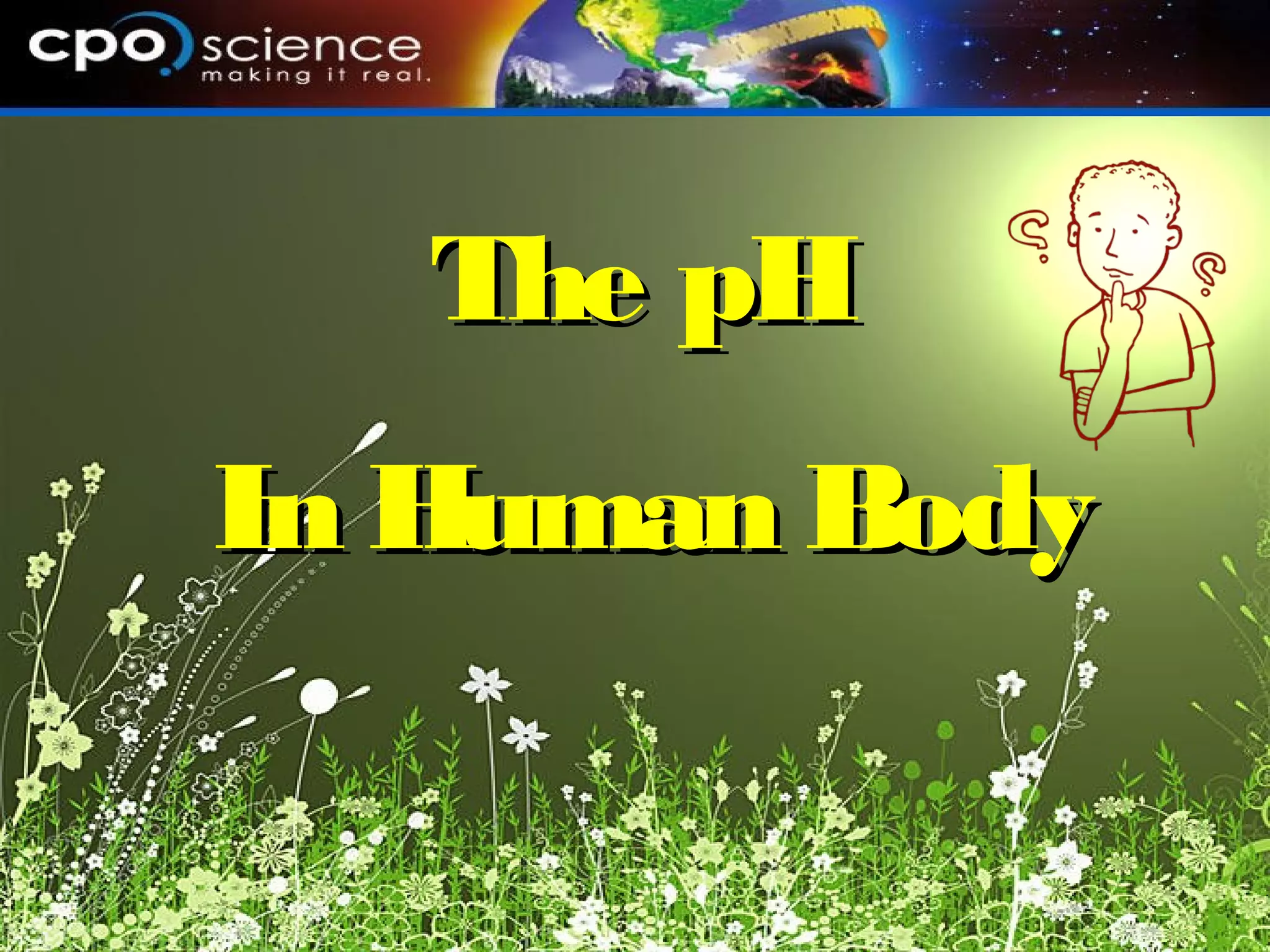 PH in human body | PPT