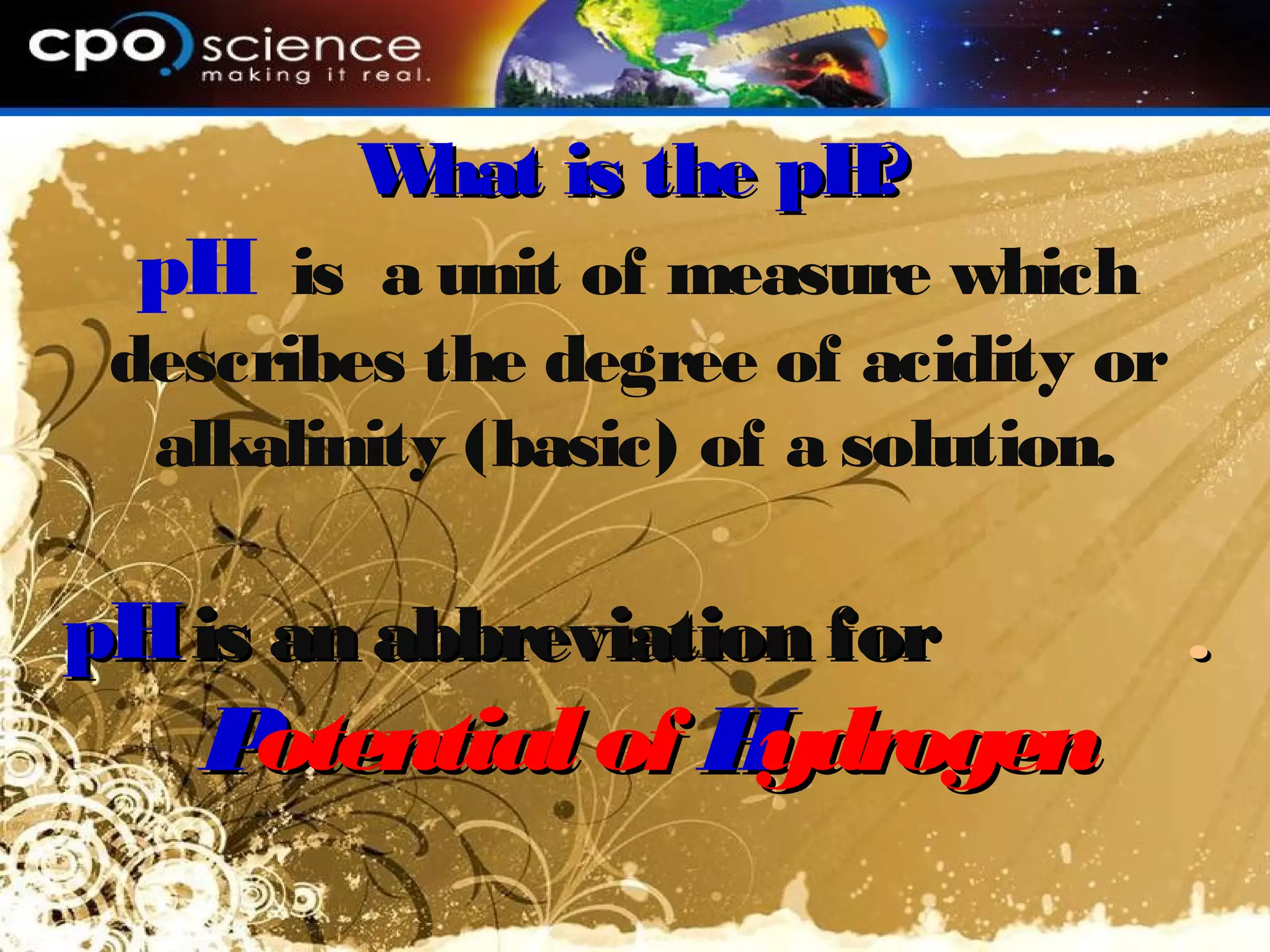 PH in human body | PPT