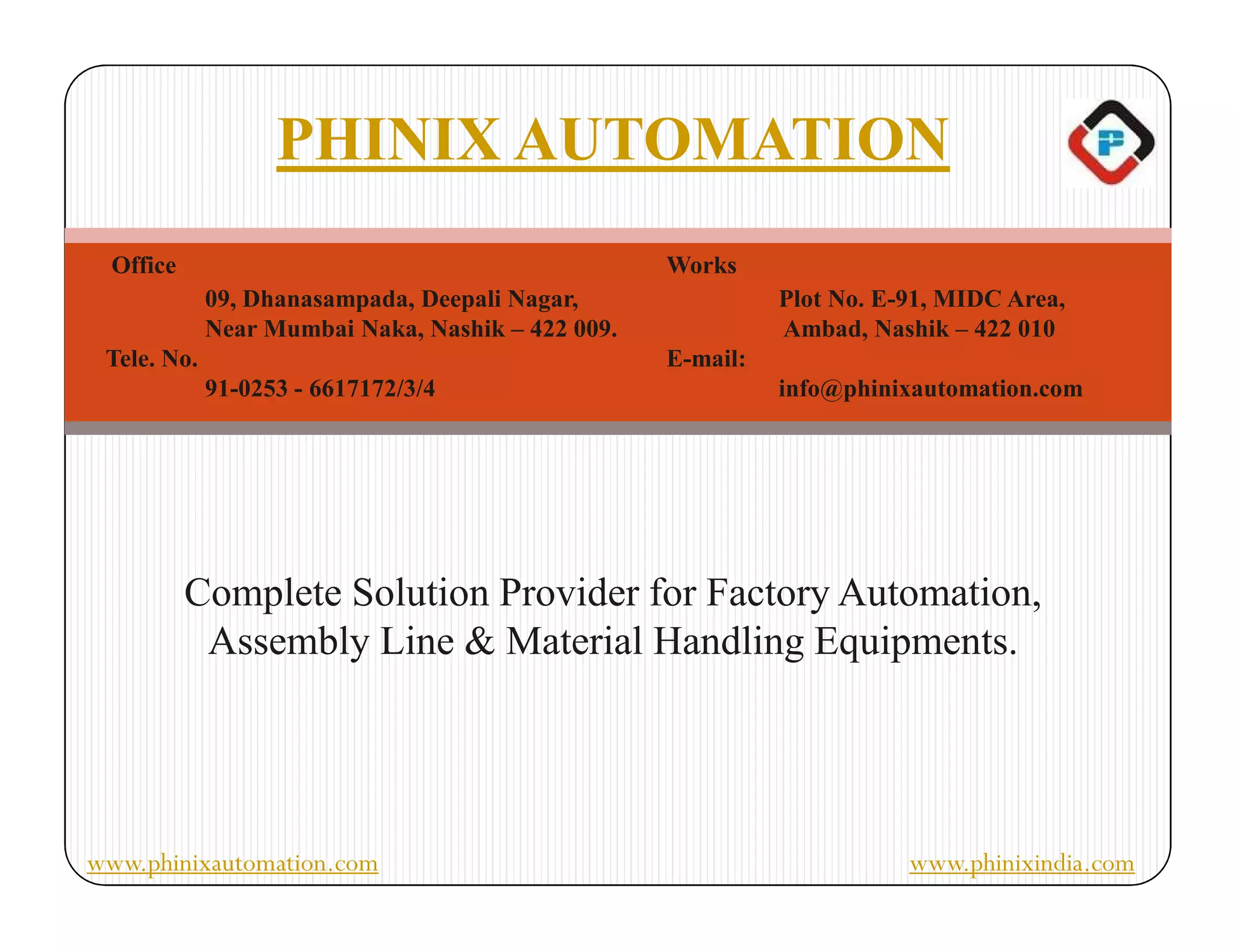 Phinix intro | PPT