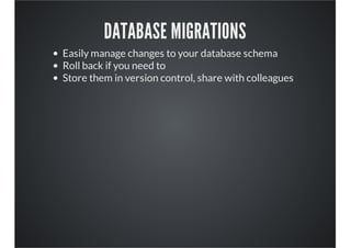 Phinx talk | PDF | Databases | Computer Software and Applications