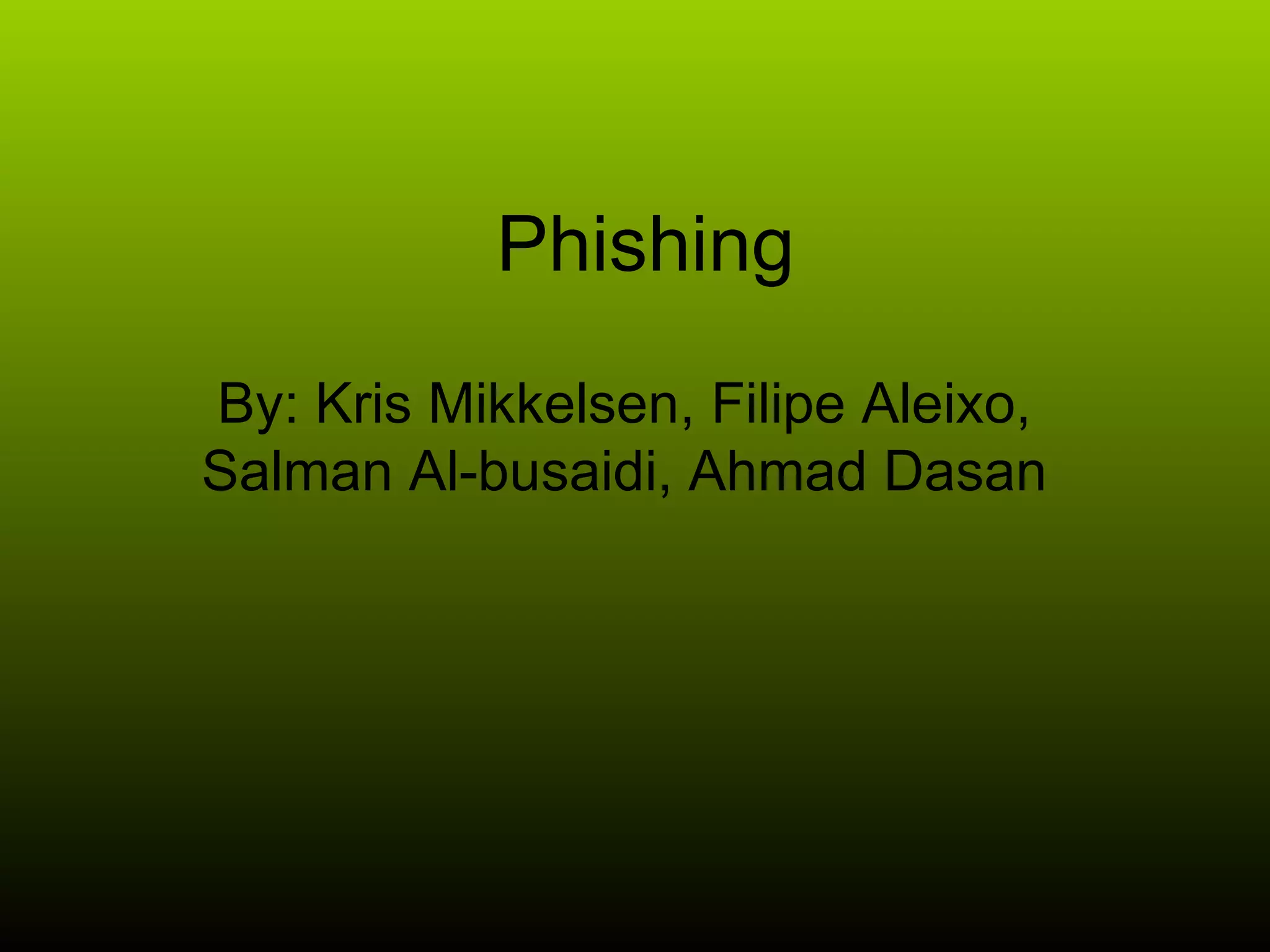 Phishing | PPT