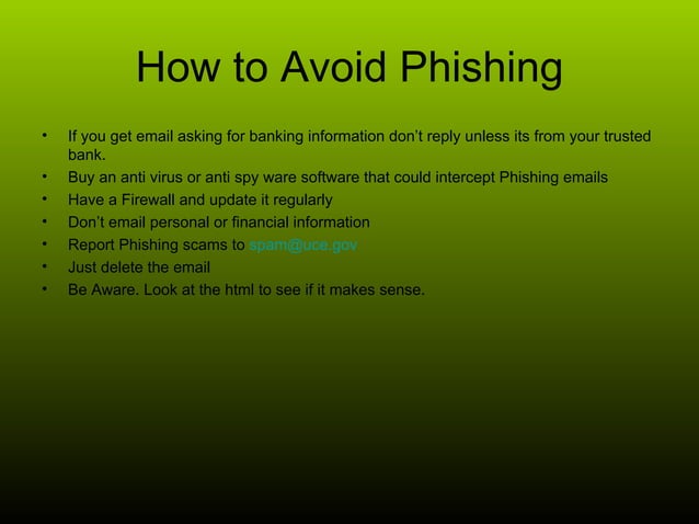 Phishing Ppt