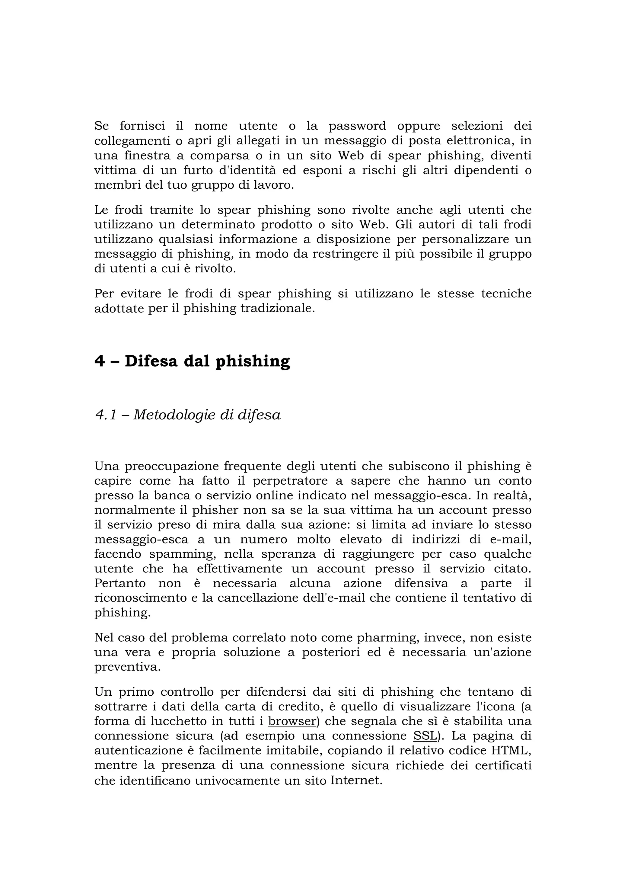 Phishing: se lo conosci, lo eviti | PDF
