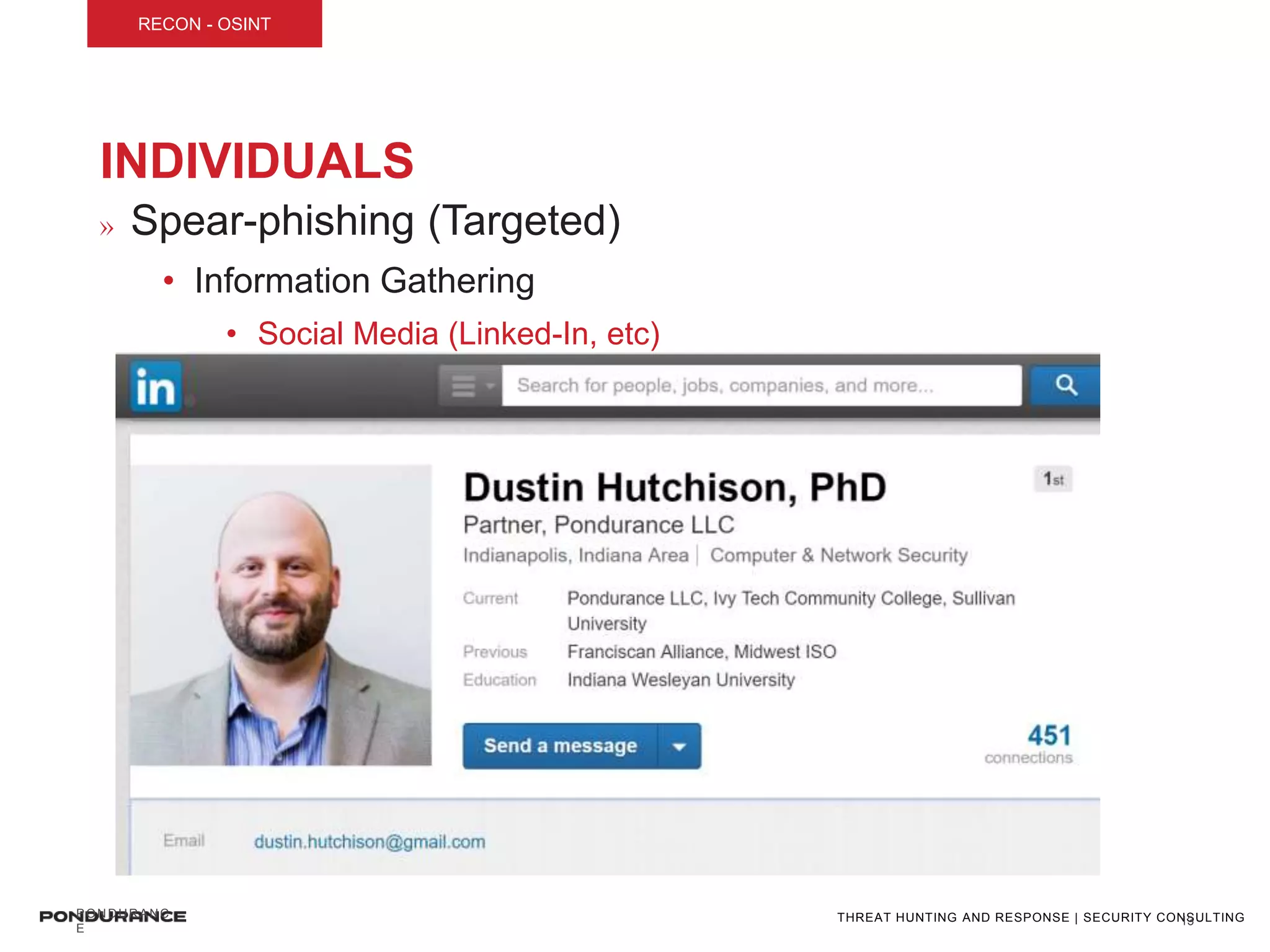 A Night of Phishing @ IUPUI Cyber Security Club | PPT