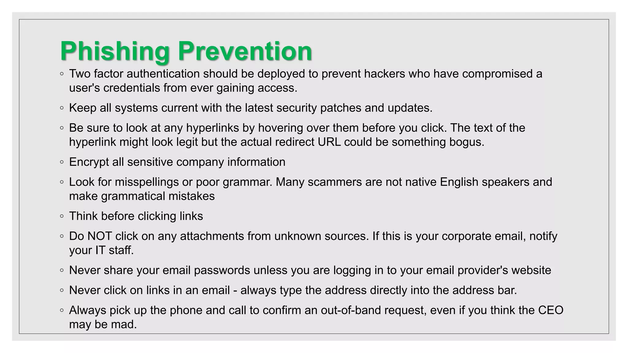 Phishing and prevention | PDF