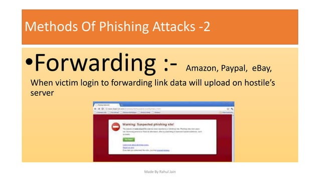Phishing attacks, Types Of Phishing Attacks, How To Avoid Phishing Attacks | PPT