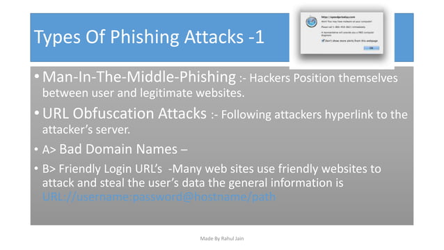 Phishing attacks, Types Of Phishing Attacks, How To Avoid Phishing ...
