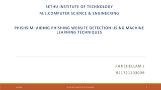 PHISHING ATTACK AND DETECTION WITH MACHINE LEARNING TECHNIQUES.pptx