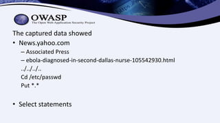 Phishing Forensics - SnowFROC - Denver Chapter of OWASP | PPT