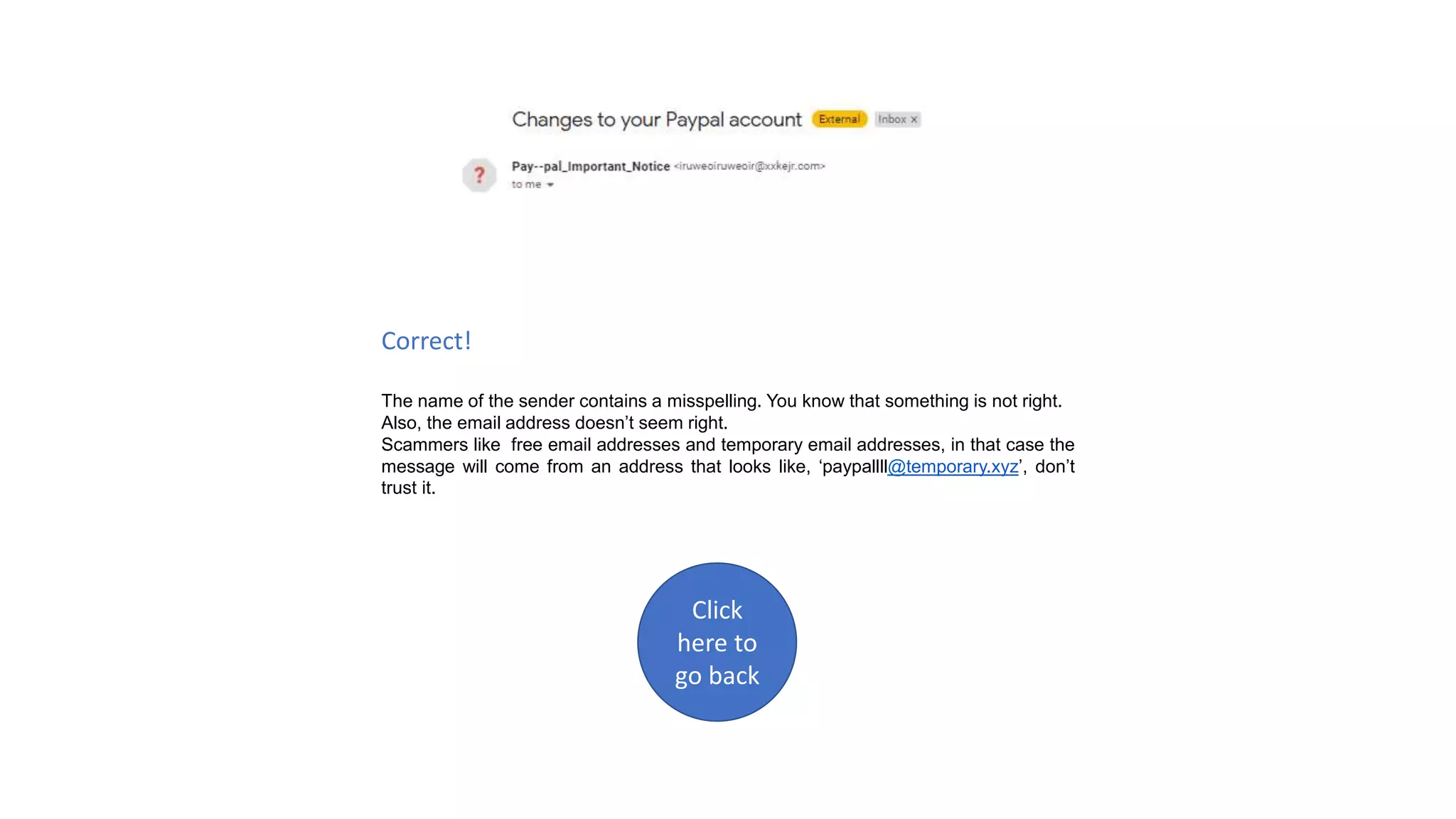 Phishing links game | PPTX
