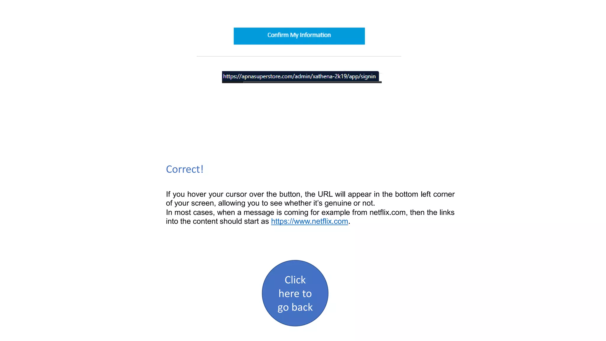 Phishing links game | PPTX