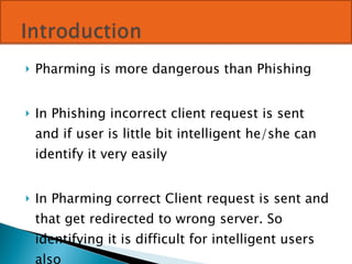 Phishing & Pharming | PPT