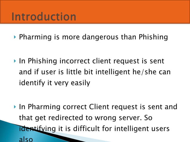 Phishing & Pharming | PPT