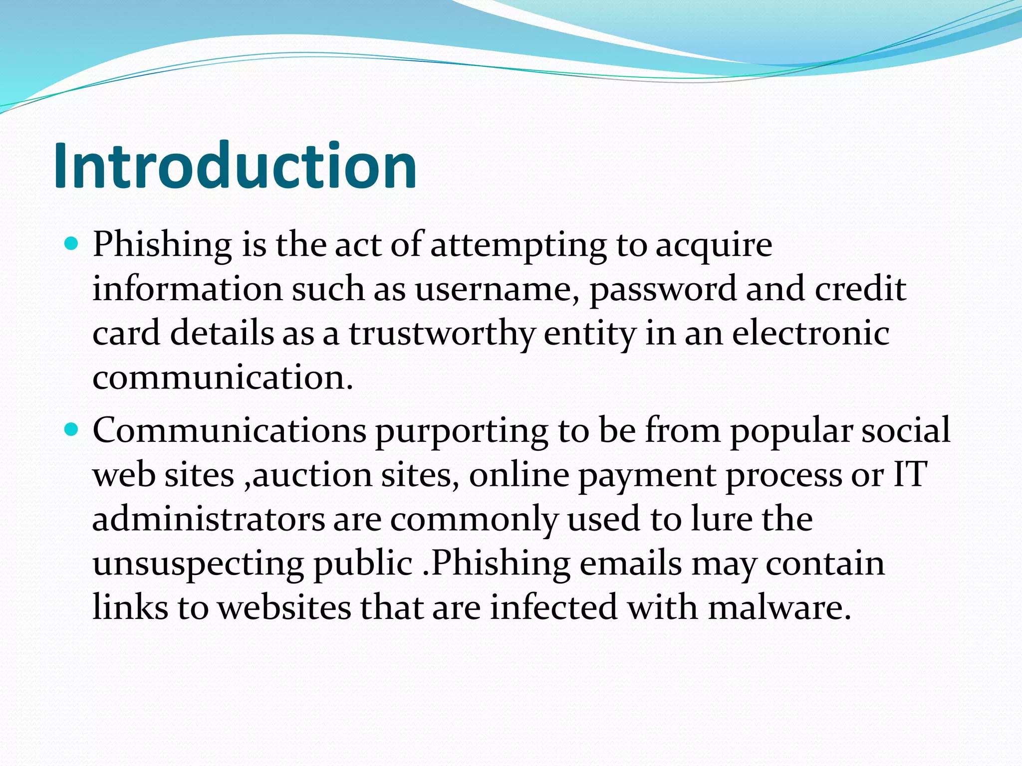 PPT on Phishing | PPTX