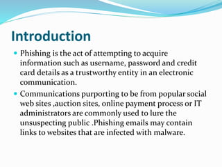 PPT on Phishing | PPTX