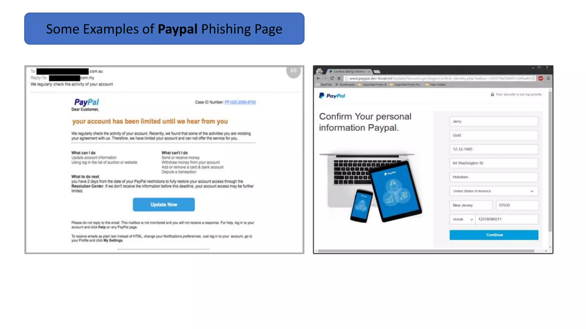 Phishing Technology | PPTX | Internet | Computing
